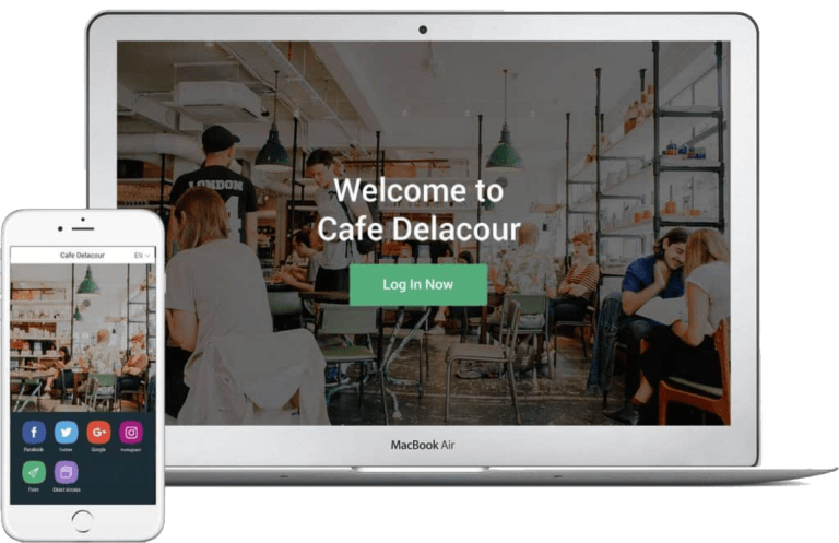 Captive portal: a physical landing page for offline businesses - SpotOn